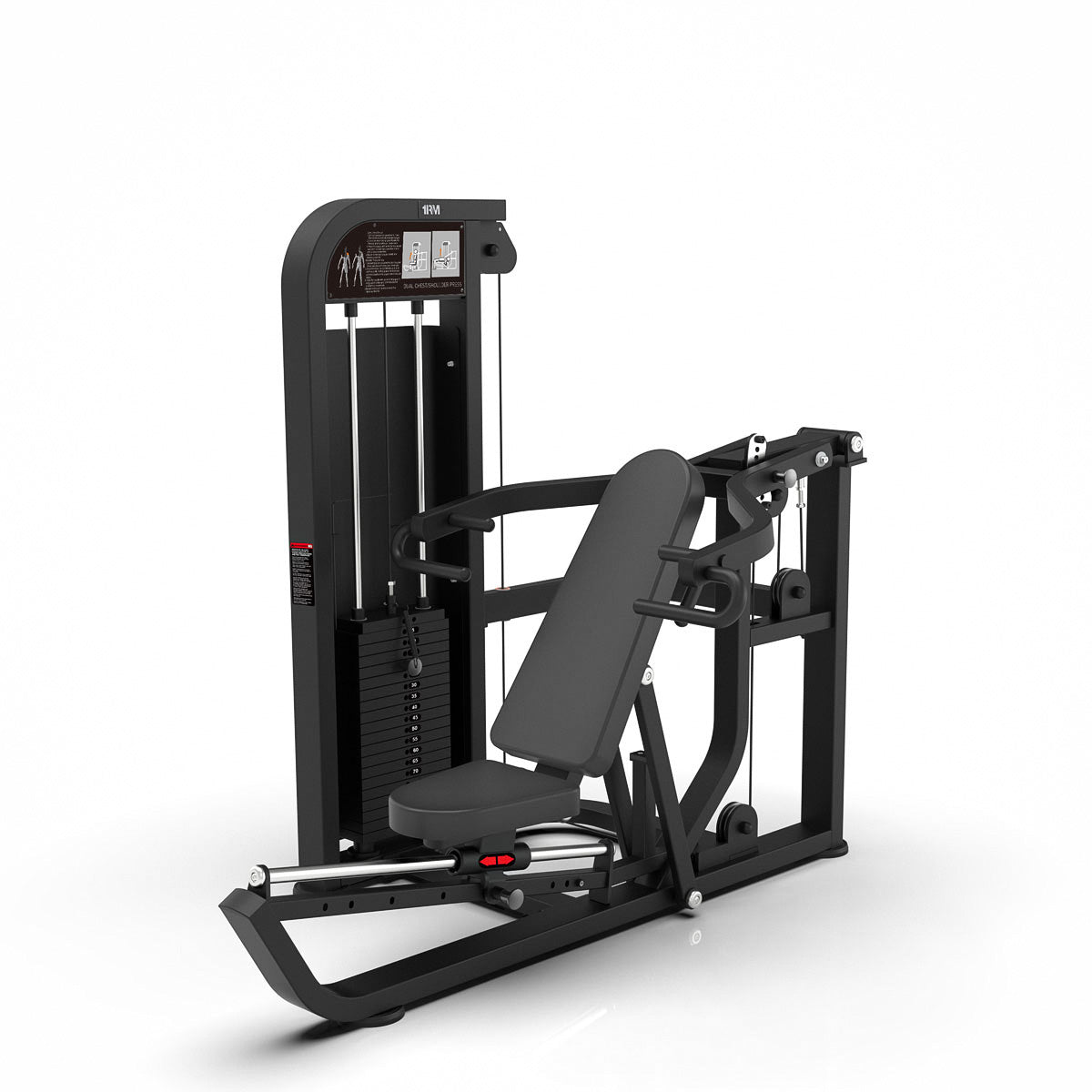 Multi Press Pin Loaded Machine - Shadow Series | Little Bloke Fitness