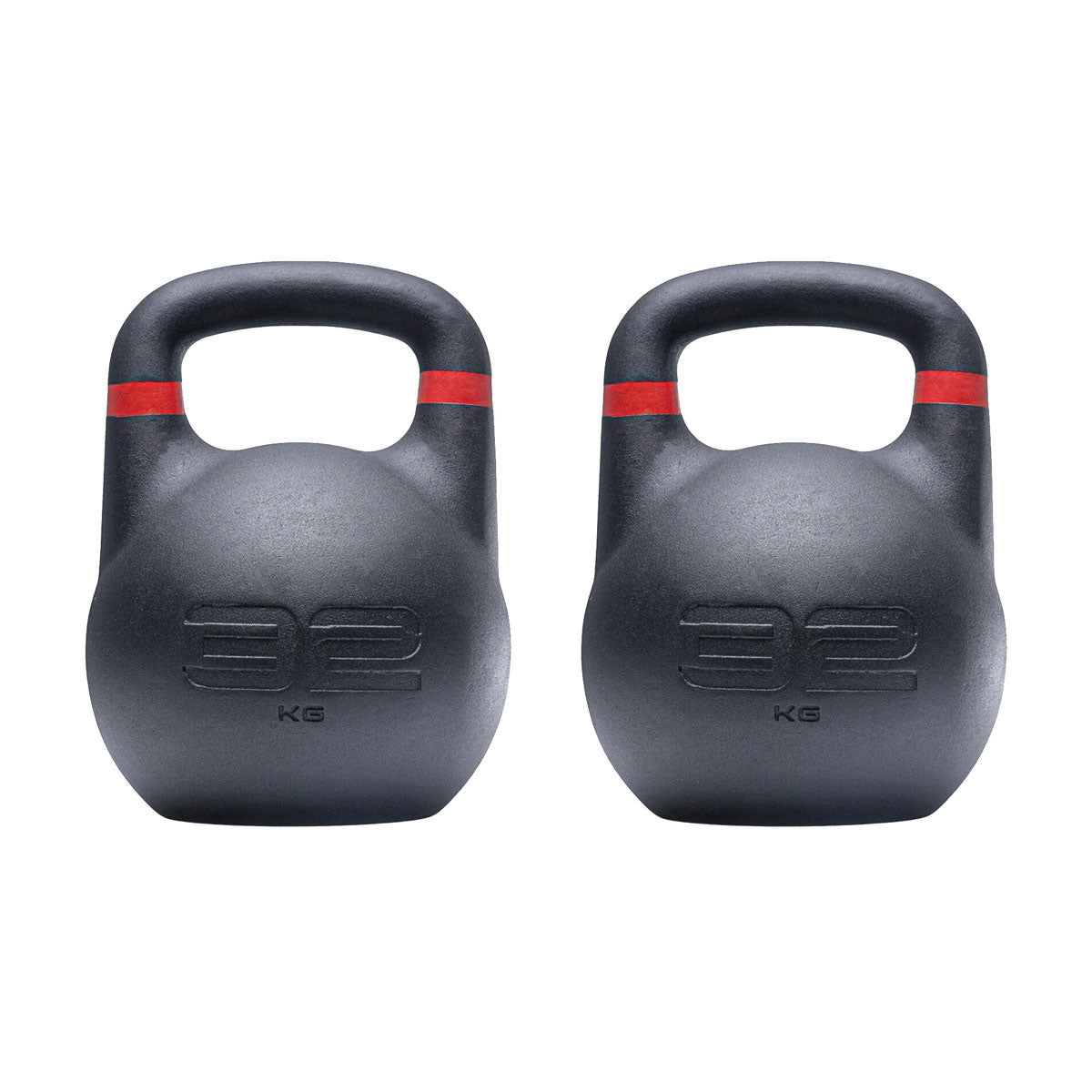 32kg Hollow Competition Steel Kettlebells PAIR | Little Bloke Fitness