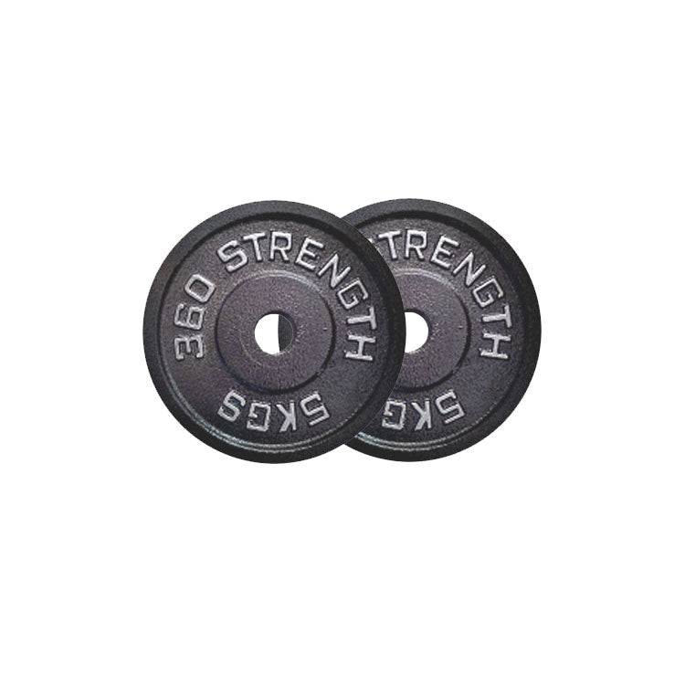 5kg Standard Iron Weight Plate (PAIR) | Little Bloke Fitness