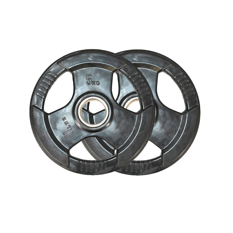 5kg Olympic Rubber Coated Weight Plates | Little Bloke Fitness