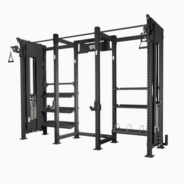 Commercial Power Rack with Cable Stations | Little Bloke Fitness