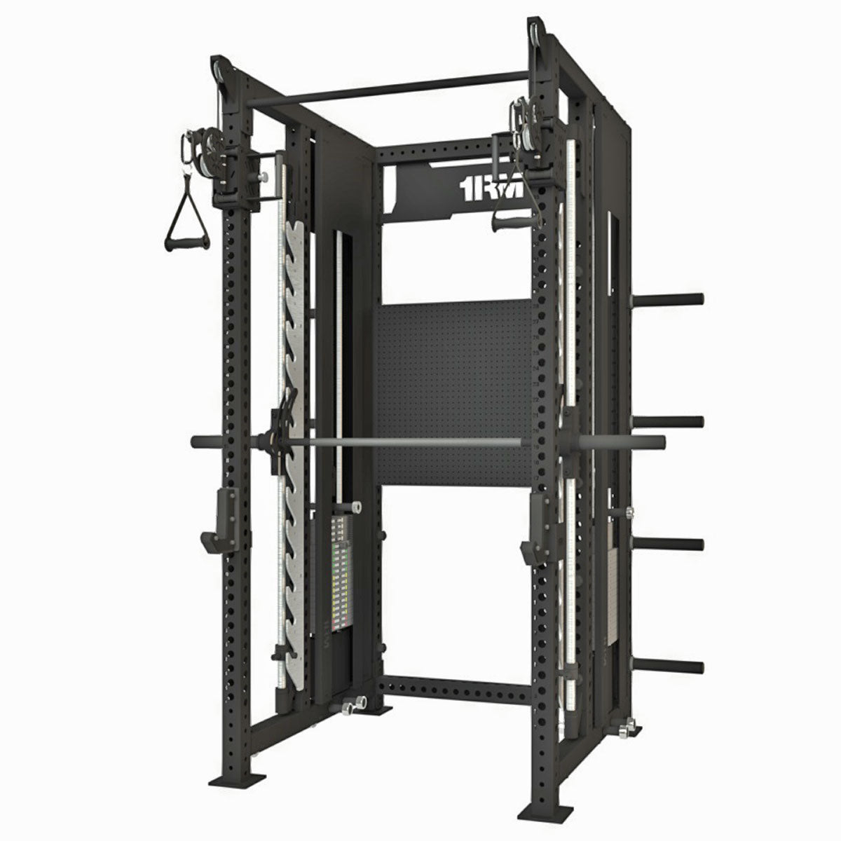 1RM Commercial Smith Functional Trainer Rack With Storage | Little ...