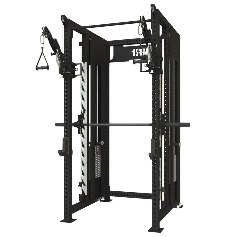 1RM Smith Functional Trainer Rack +Pivot Arms | Little Bloke Fitness