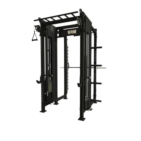 Functional Rack & Smith Machine Combo w Storage | Little Bloke Fitness