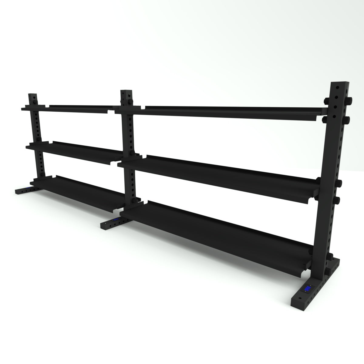 1RM Double 3-Tier Kettlebell Storage Rack- Wide | Little Bloke Fitness