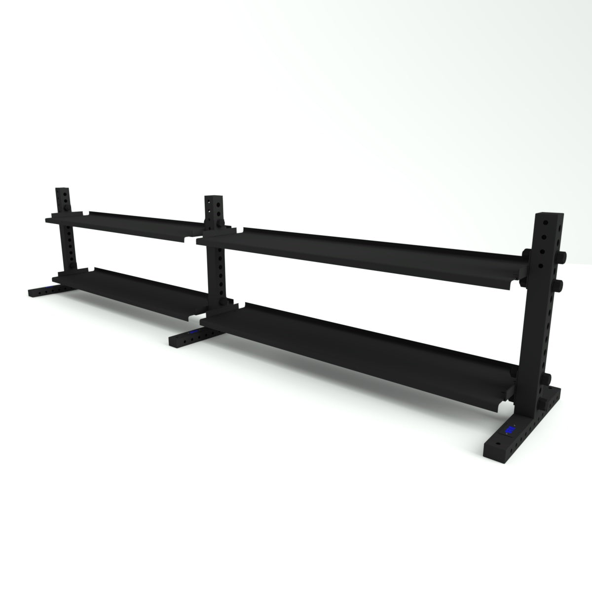 1RM Double 2-Tier Kettlebell Storage Rack- Wide | Little Bloke Fitness