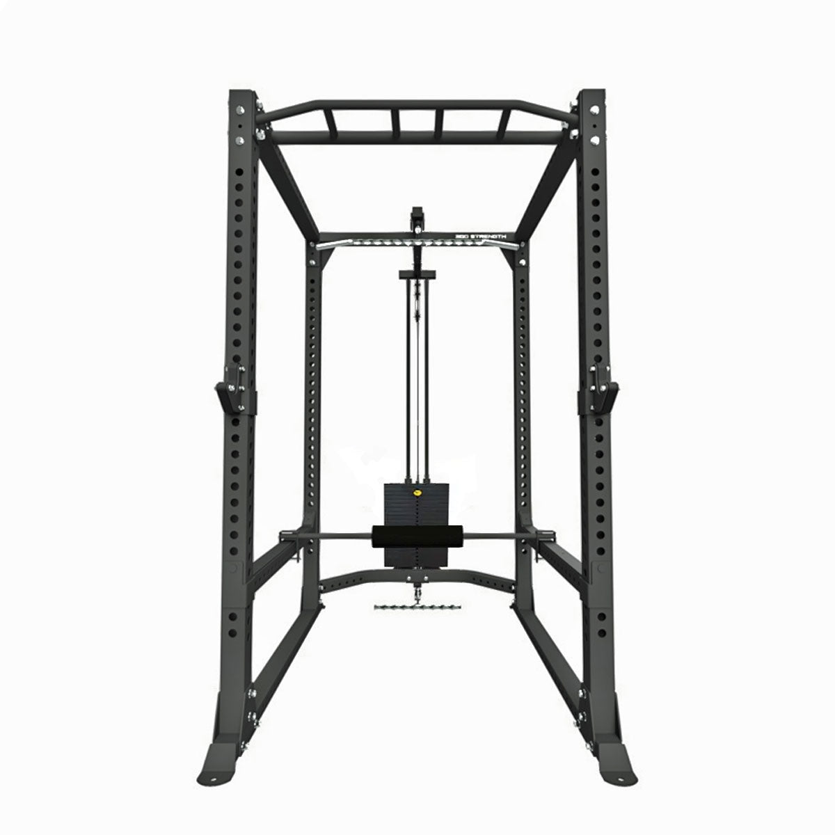 Power Rack Lat Pulldown / Low Row & 100kg stack | Little Bloke Fitness
