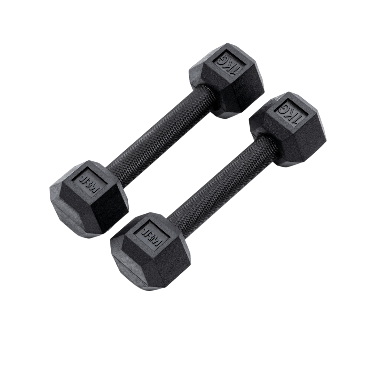 1kg PRO Rubber Hex Dumbbell PAIR | Little Bloke Fitness