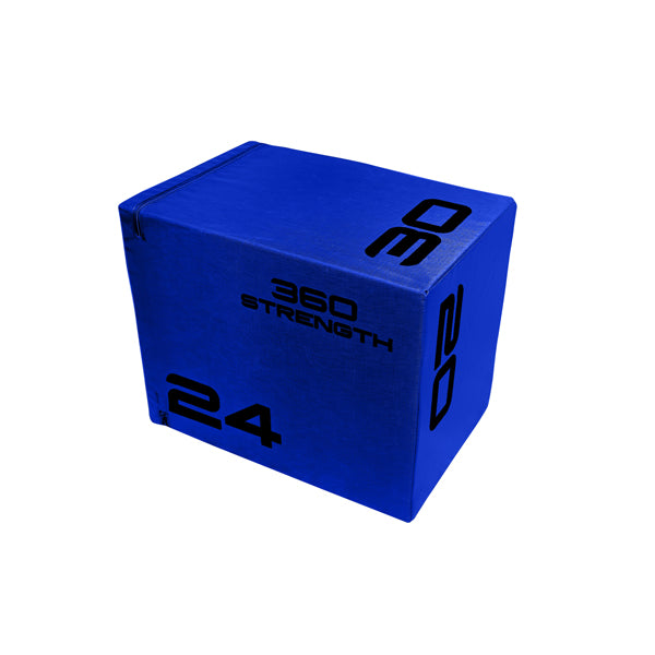 360 Strength Foam Plyometric Box (Blue Stealth) | Little Bloke Fitness