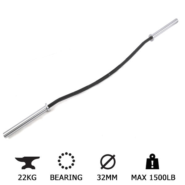 PRO Buffalo Bent Barbell Hard Chrome Bearings | Little Bloke Fitness